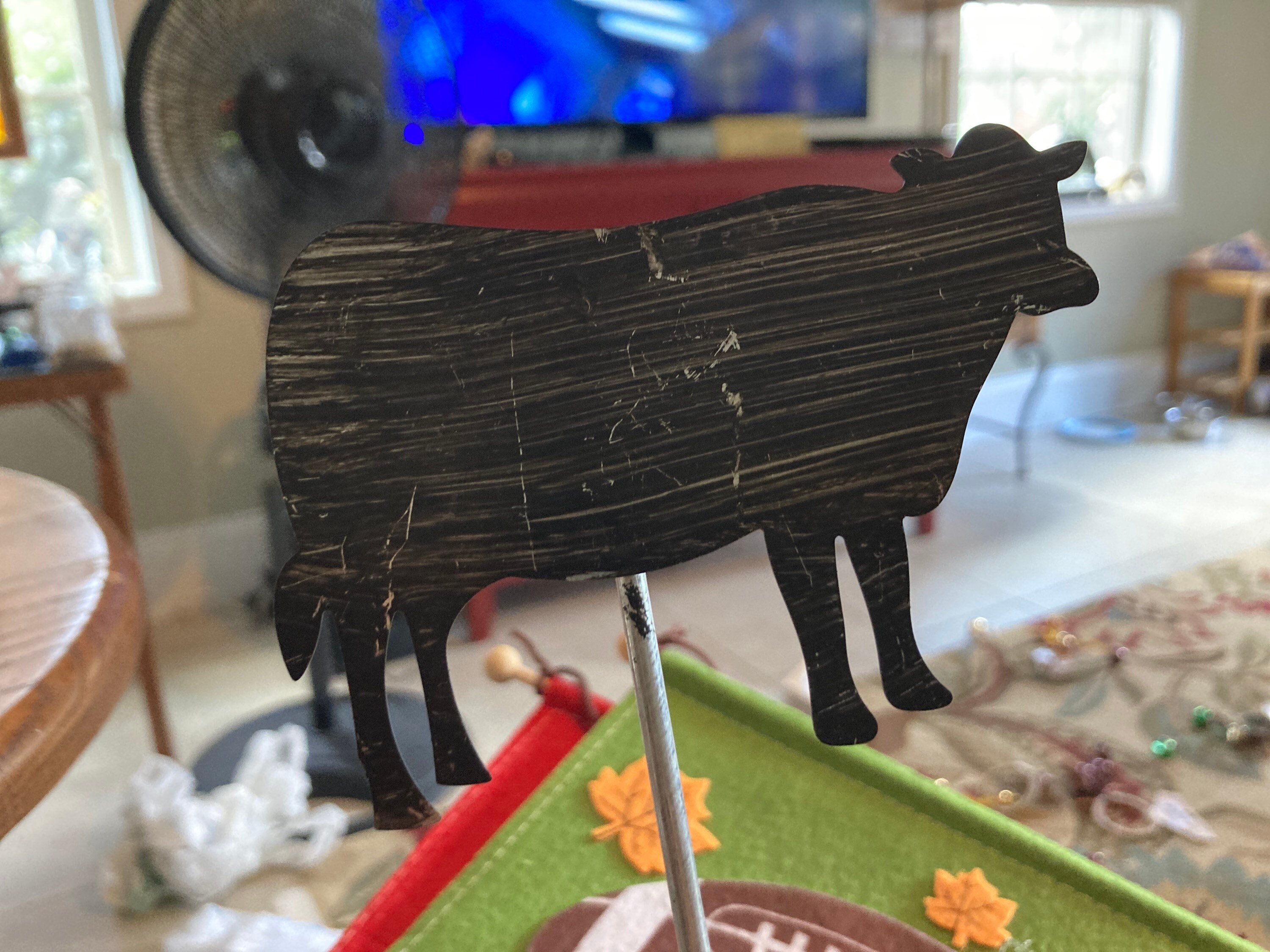 Cow table top decornew excellent conditionmeasures | Etsy