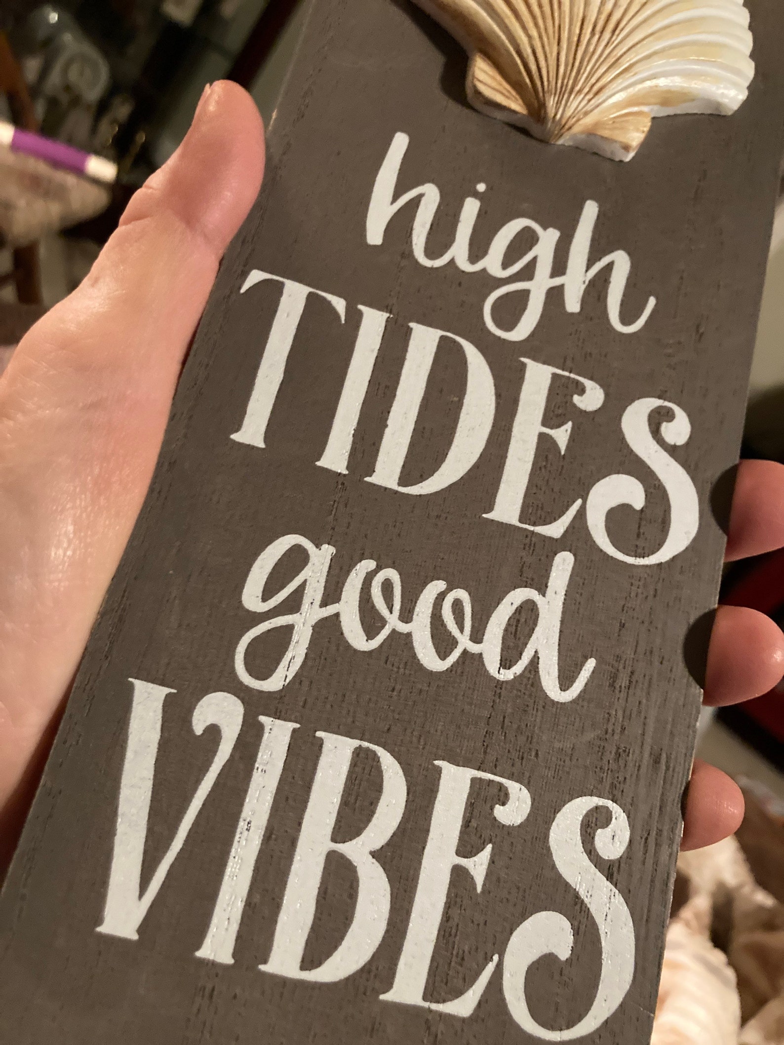 Sea Shell Door Hanger or Wall Decorexcellent - Etsy