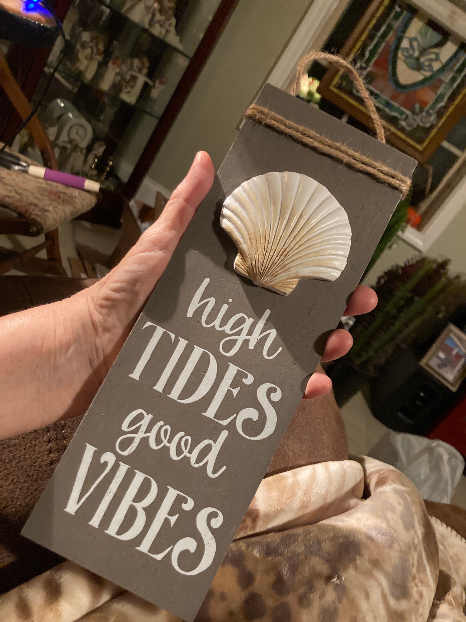 Sea Shell Door Hanger or Wall Decorexcellent - Etsy