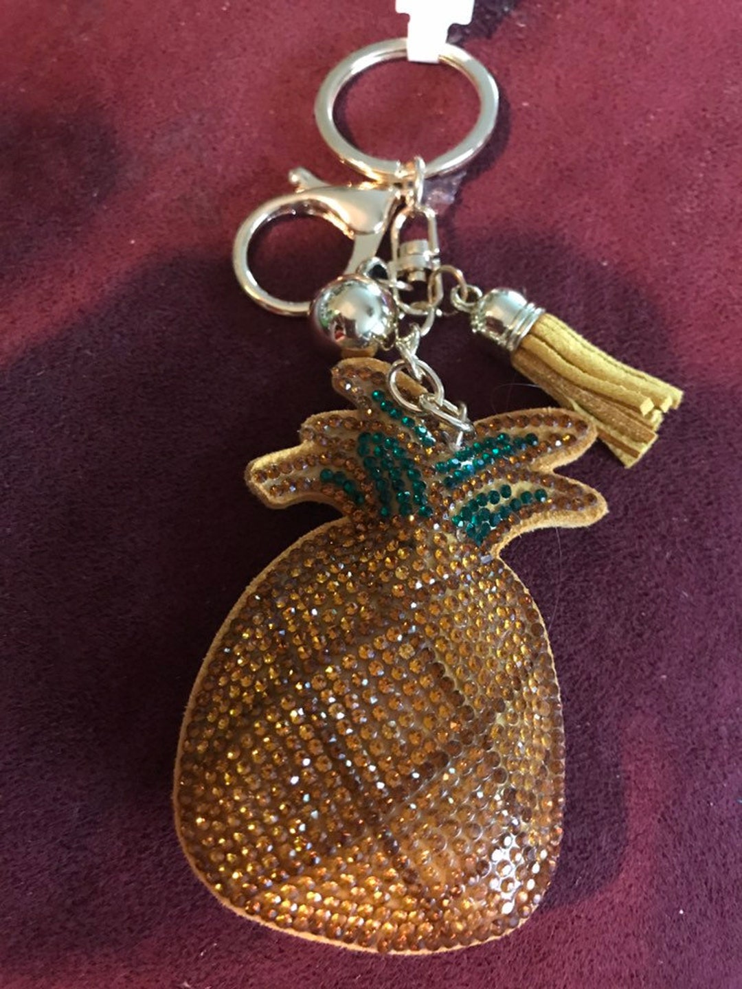 Beautiful Pineapple Key Chain,excellent Condition,never Used Measures 5 ...