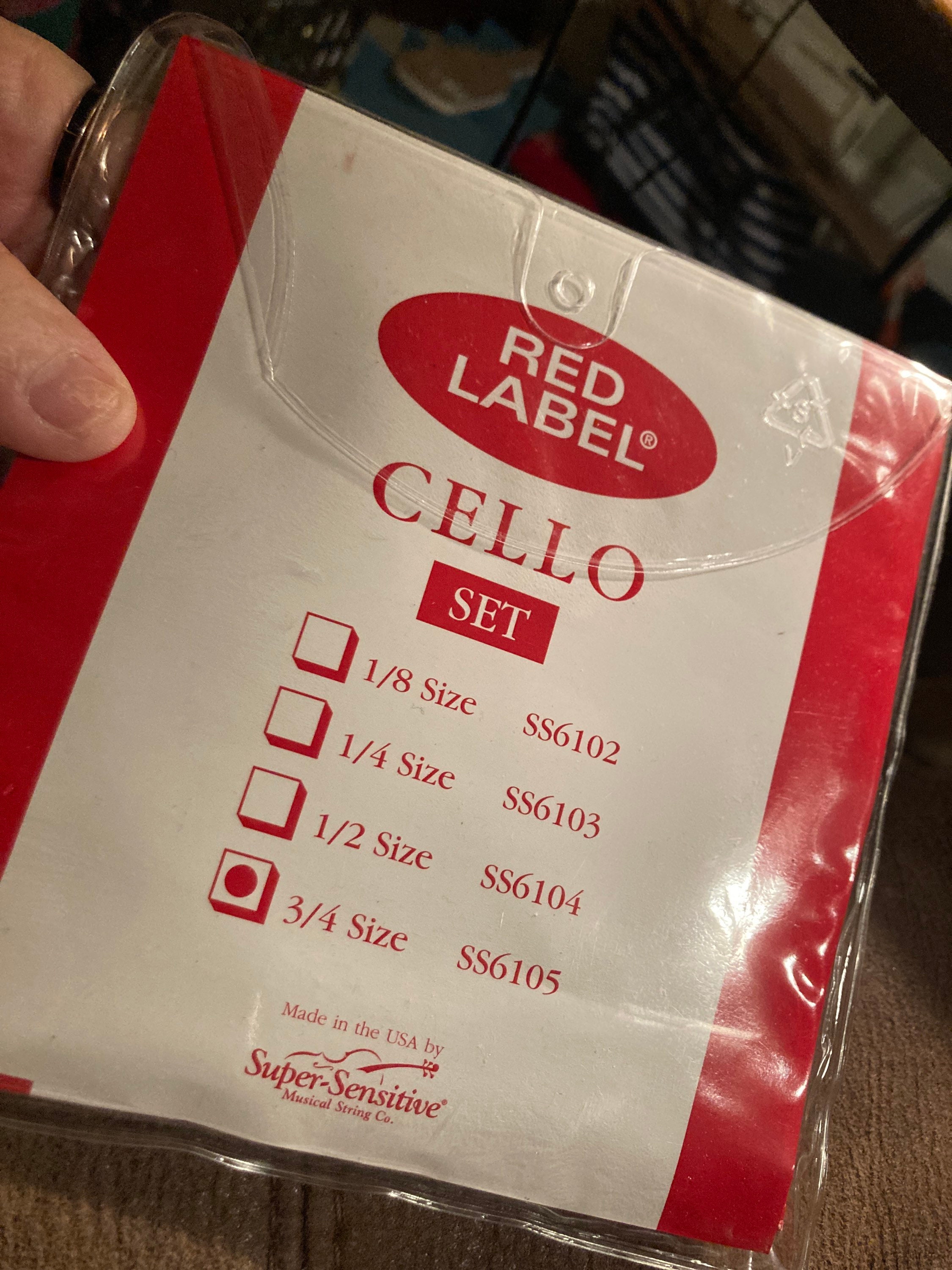 Red Label Cello Strings