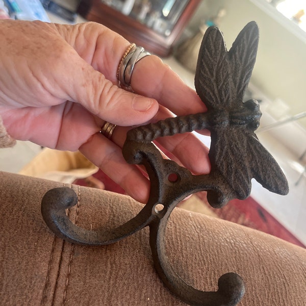Dragonfly Wall Hook - Etsy