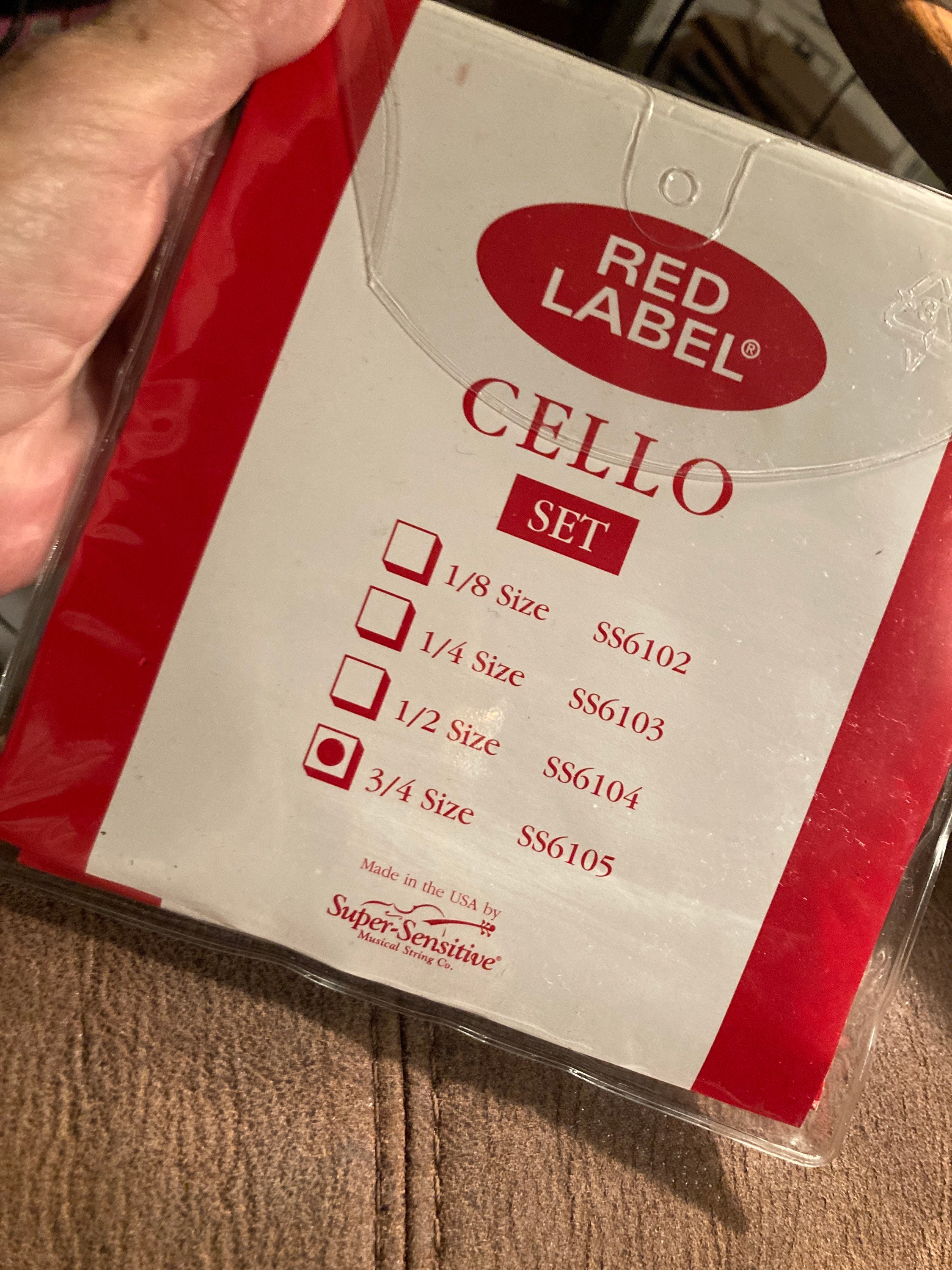 Red Label Cello Strings