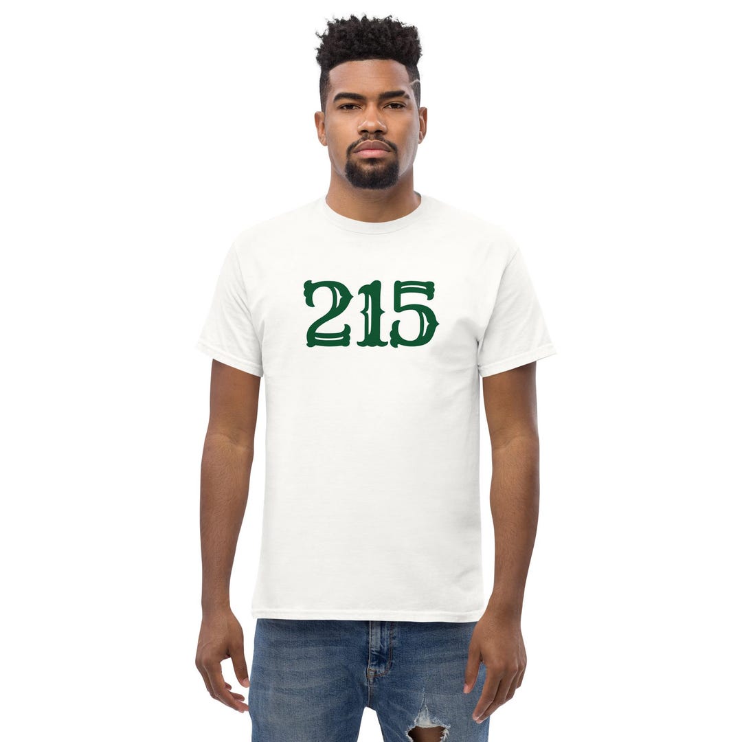 215 Area Code T-shirt - Etsy