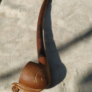 The Hobbit Bilbo's Pipe With Removable Stem, Wooden Handmade Pipe, Pipe ...