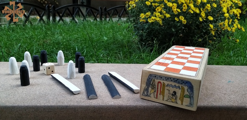 Senet Ancient Egyptian Board Game Wooden Board Game | Etsy