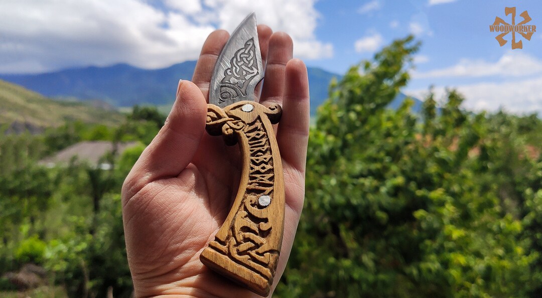 Buy Viking Knife With Runes, Norse Knife, Valkyrie Knife With Runes ...