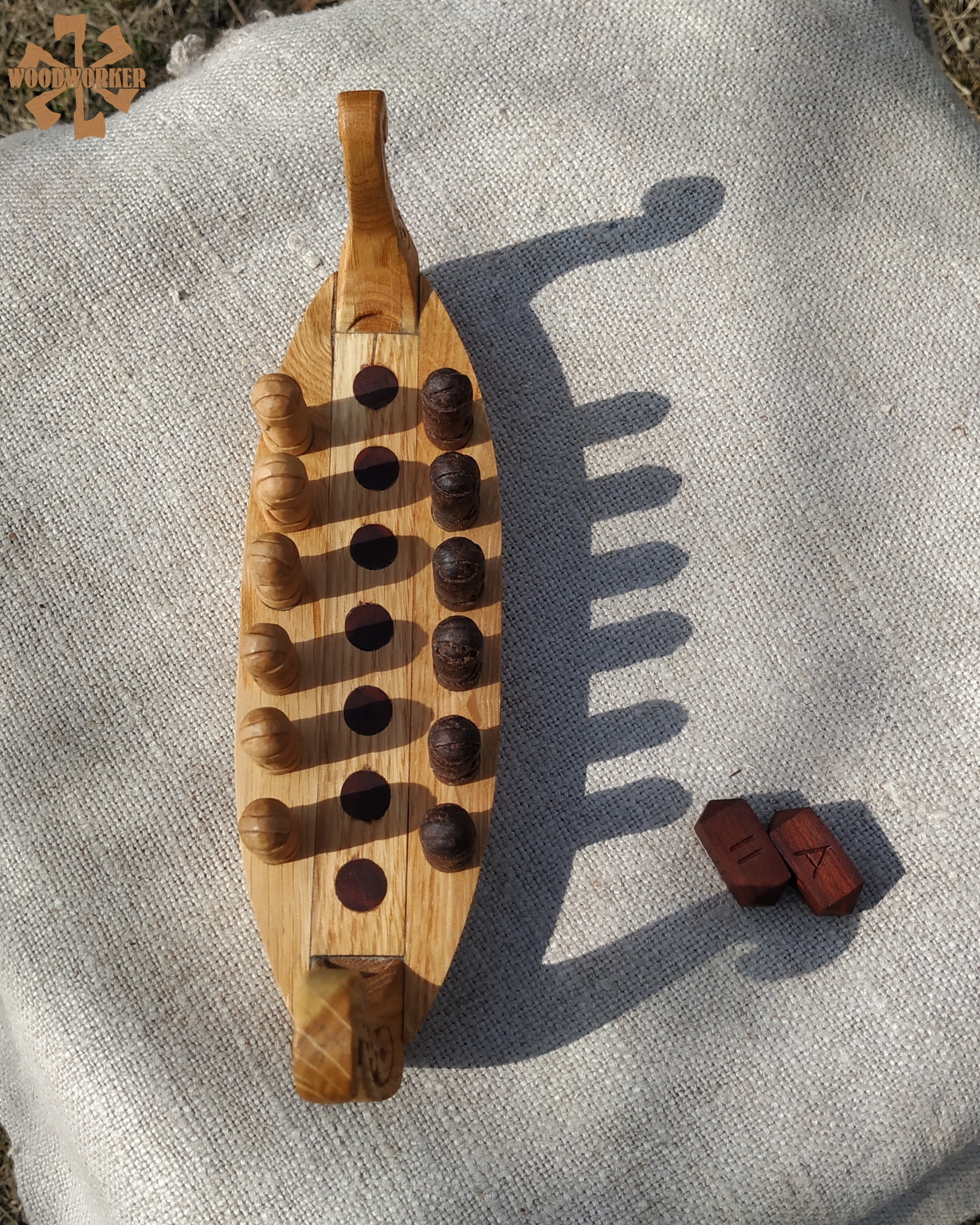 Hand-carved Daldos: an Old Scandinavian Board Game for Your Handmade ...
