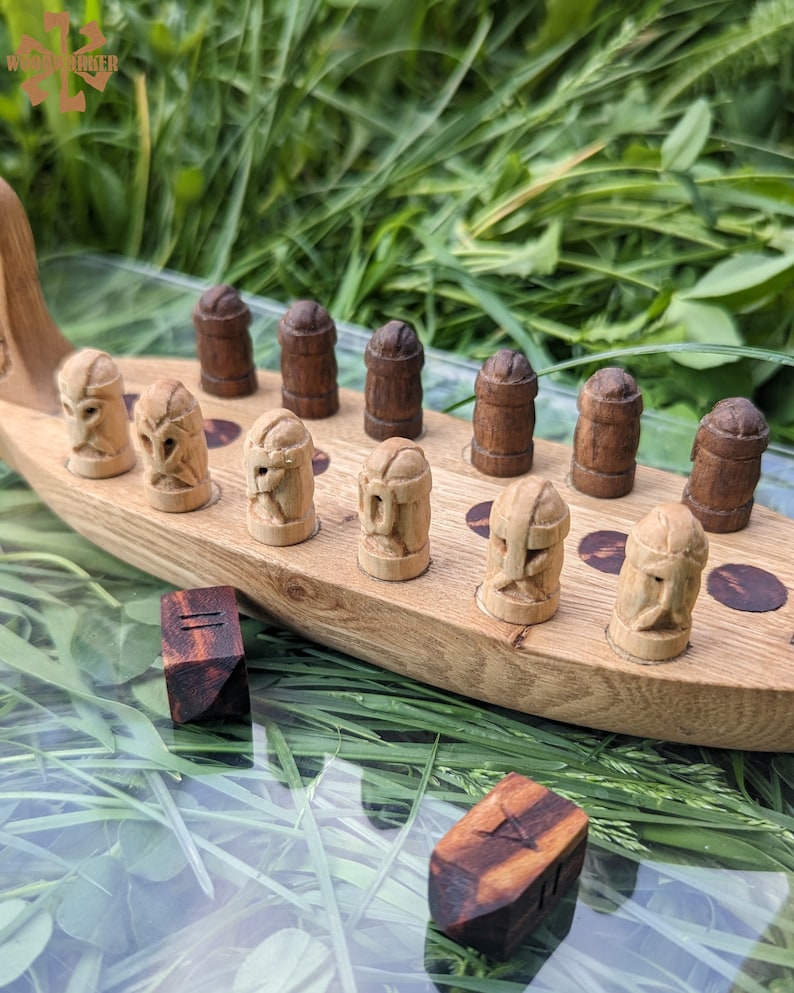Hand-carved Daldos: an Old Scandinavian Board Game for Your Handmade ...