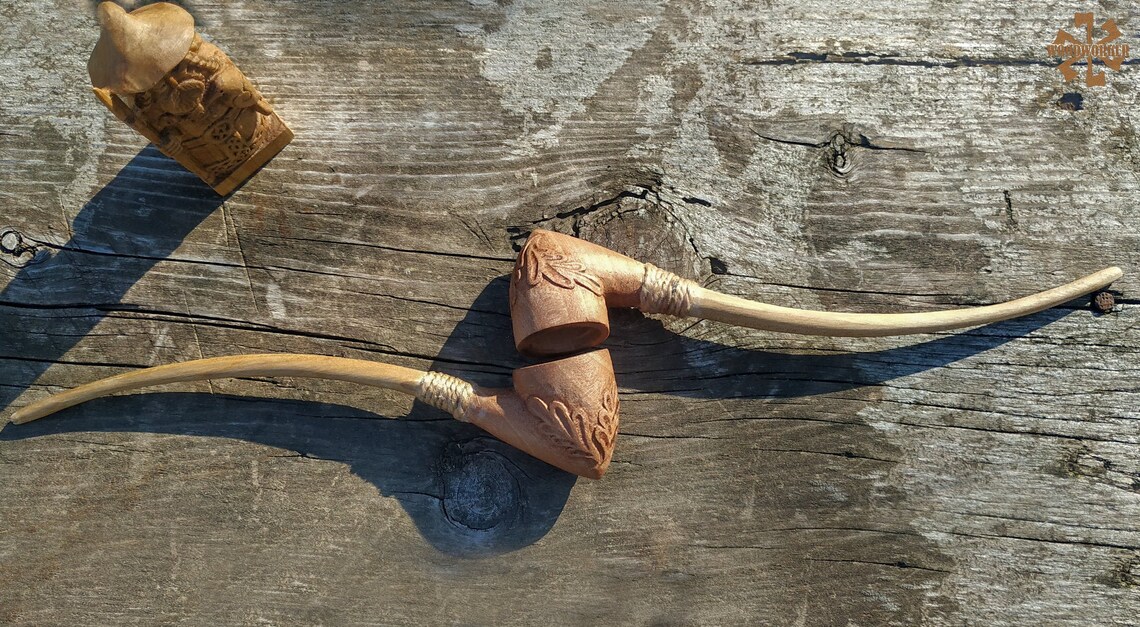 The Hobbit Bilbo's Pipe Wooden Handmade Pipe Bilbo - Etsy