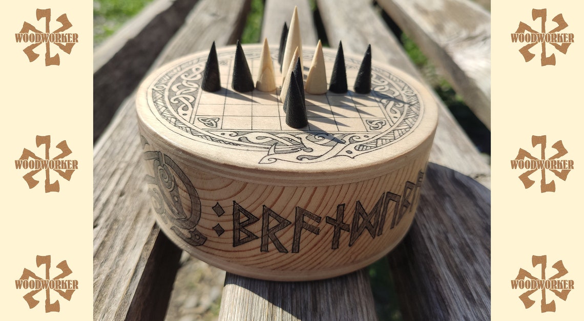 Irish Board Game Brandubh - Etsy