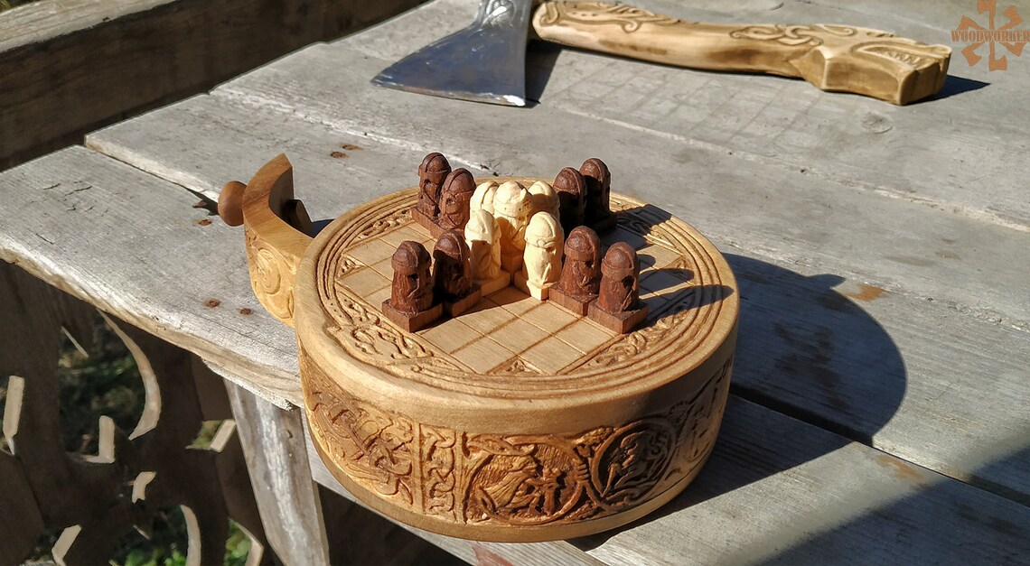 Brandubh Celtic Design Game of Gods Brandubh Old Irish | Etsy