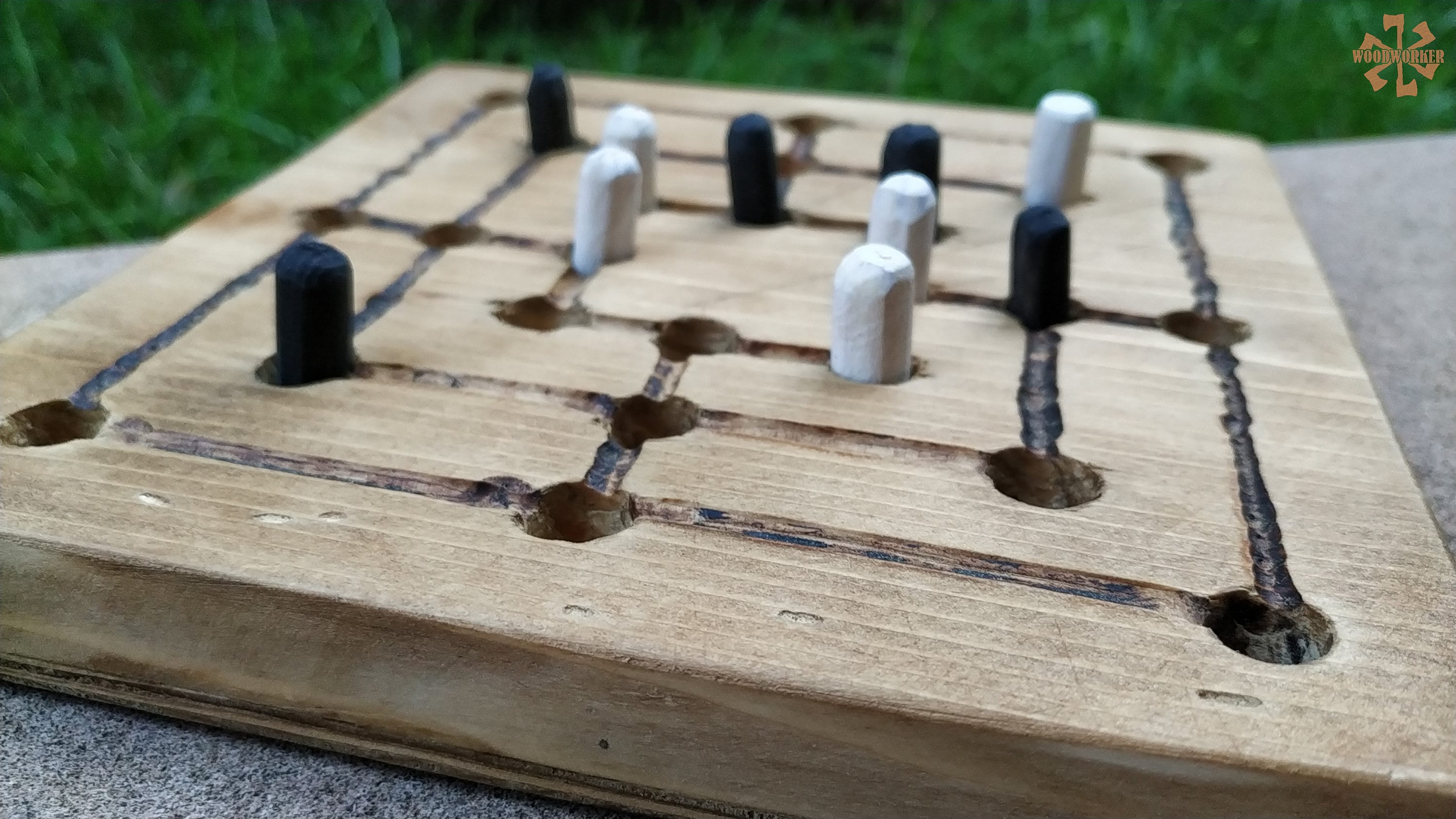 Nine men's Morris Ancient Roman Board Game Mill Board | Etsy