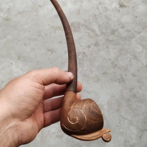 The Hobbit Bilbo's Pipe With Removable Stem, Wooden Handmade Pipe, Pipe ...