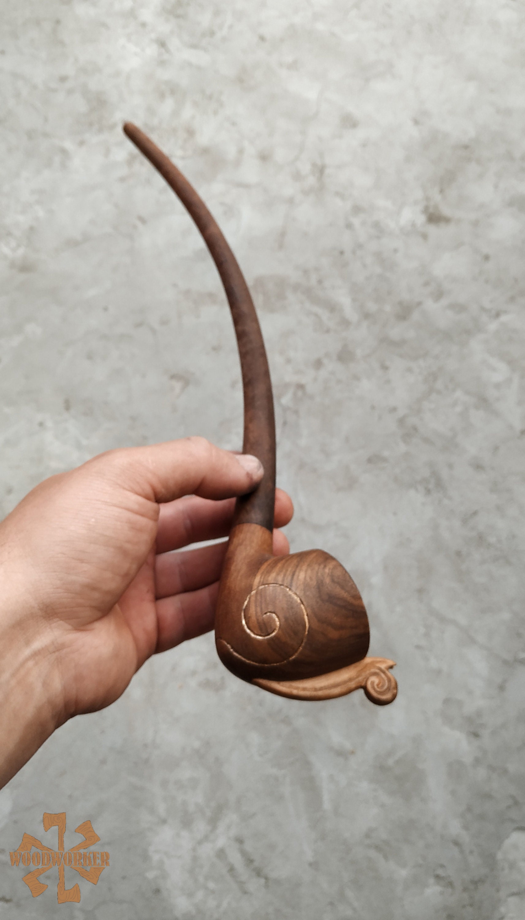 The Hobbit Bilbo's Pipe With Removable Stem Wooden - Etsy