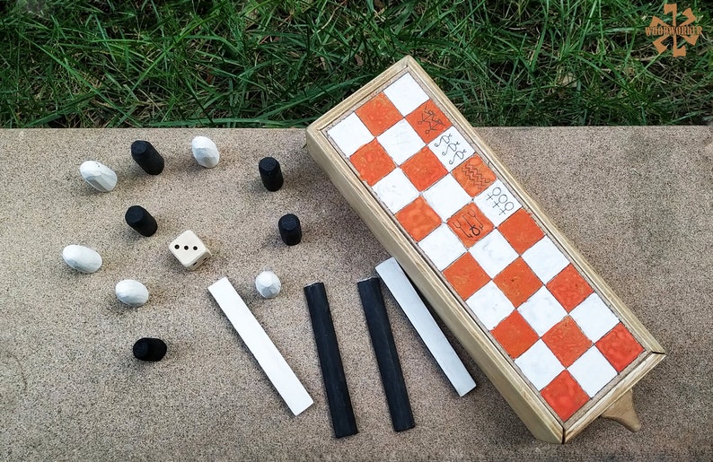 Senet Ancient Egyptian Board Game Wooden Board Game - Etsy