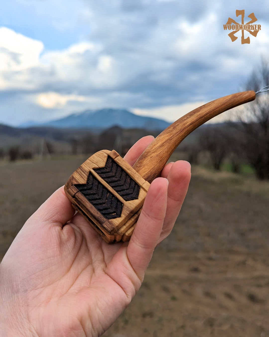 Oakenshield Pipe, Handmade Smoking Pipe, Hand Carved Wooden Pipe - Etsy