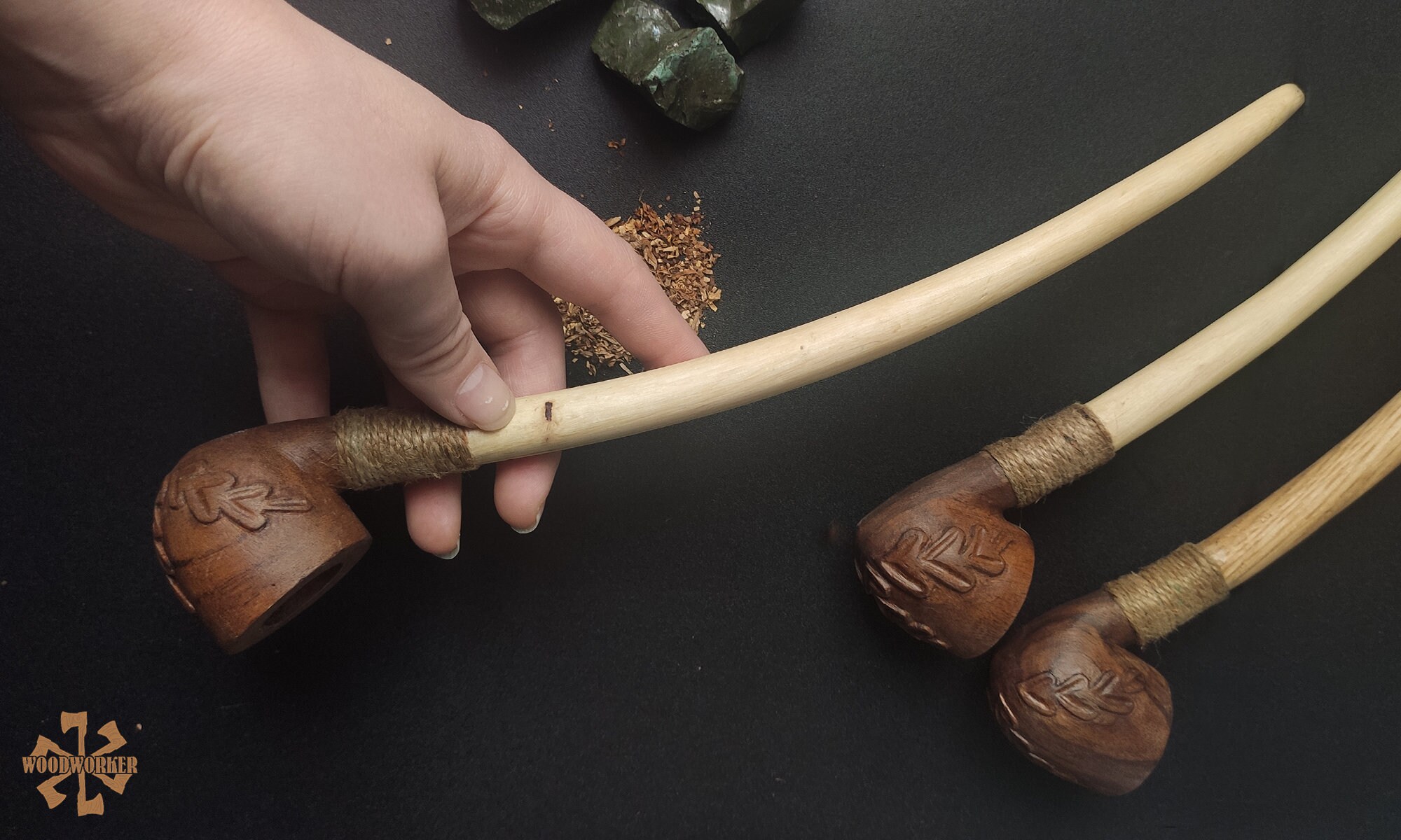 The Hobbit Bilbo's Pipe Wooden Handmade Pipe Bilbo - Etsy