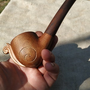 The Hobbit Bilbo's Pipe With Removable Stem, Wooden Handmade Pipe, Pipe ...
