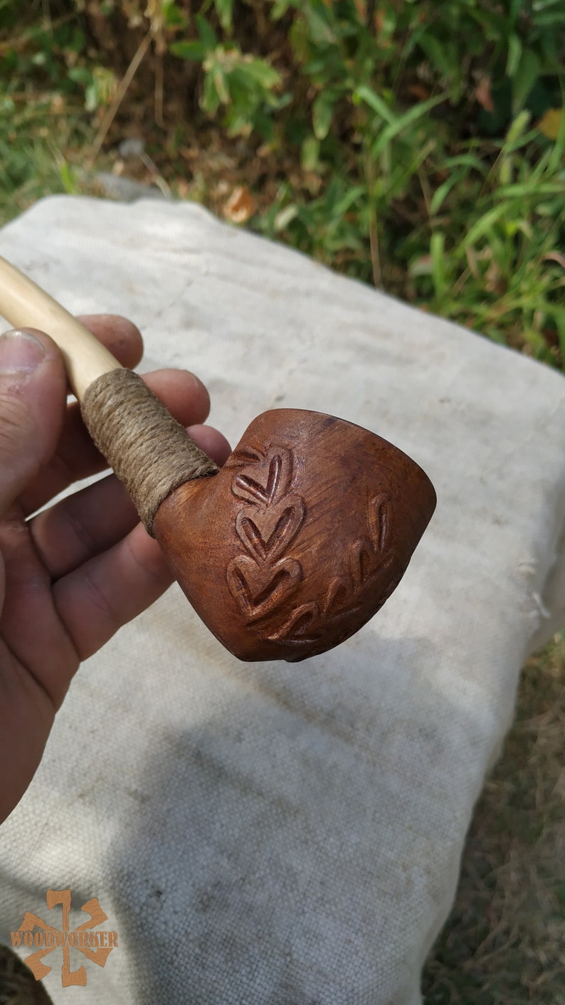 The Hobbit Bilbo's Pipe Wooden Handmade Pipe Bilbo - Etsy
