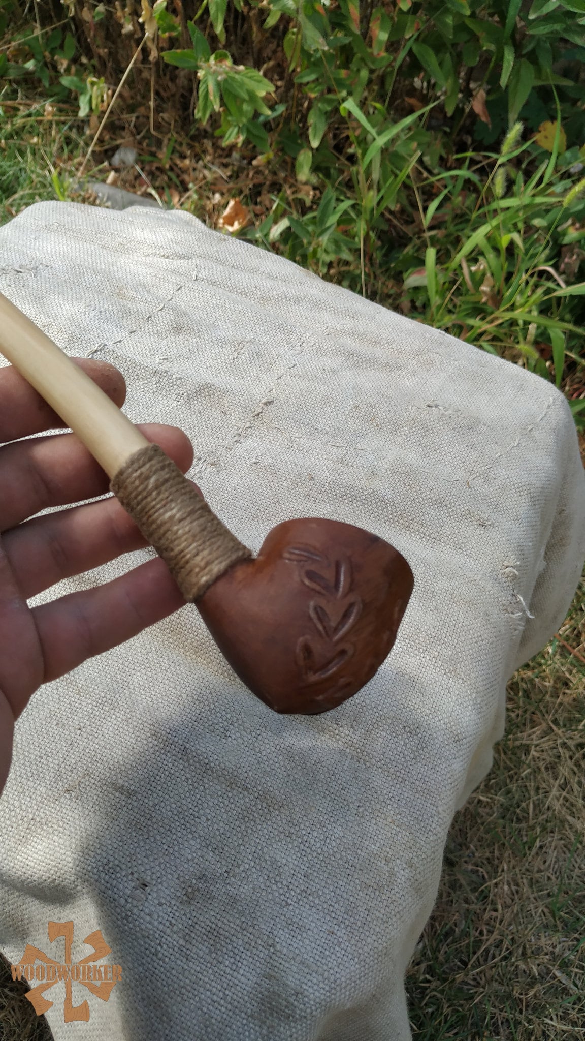 The Hobbit Bilbo's Pipe Wooden Handmade Pipe Bilbo - Etsy