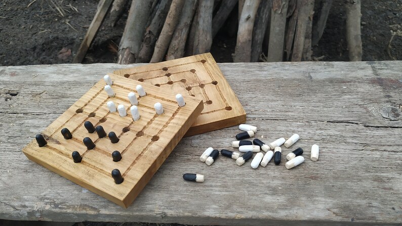 Nine Men's Morris Ancient Roman Board Game Mill Board - Etsy