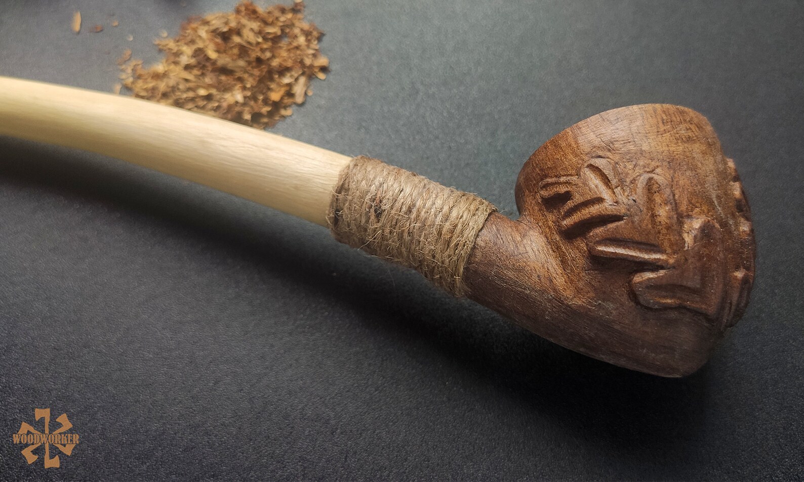 The Hobbit Bilbo's Pipe Wooden Handmade Pipe Bilbo - Etsy