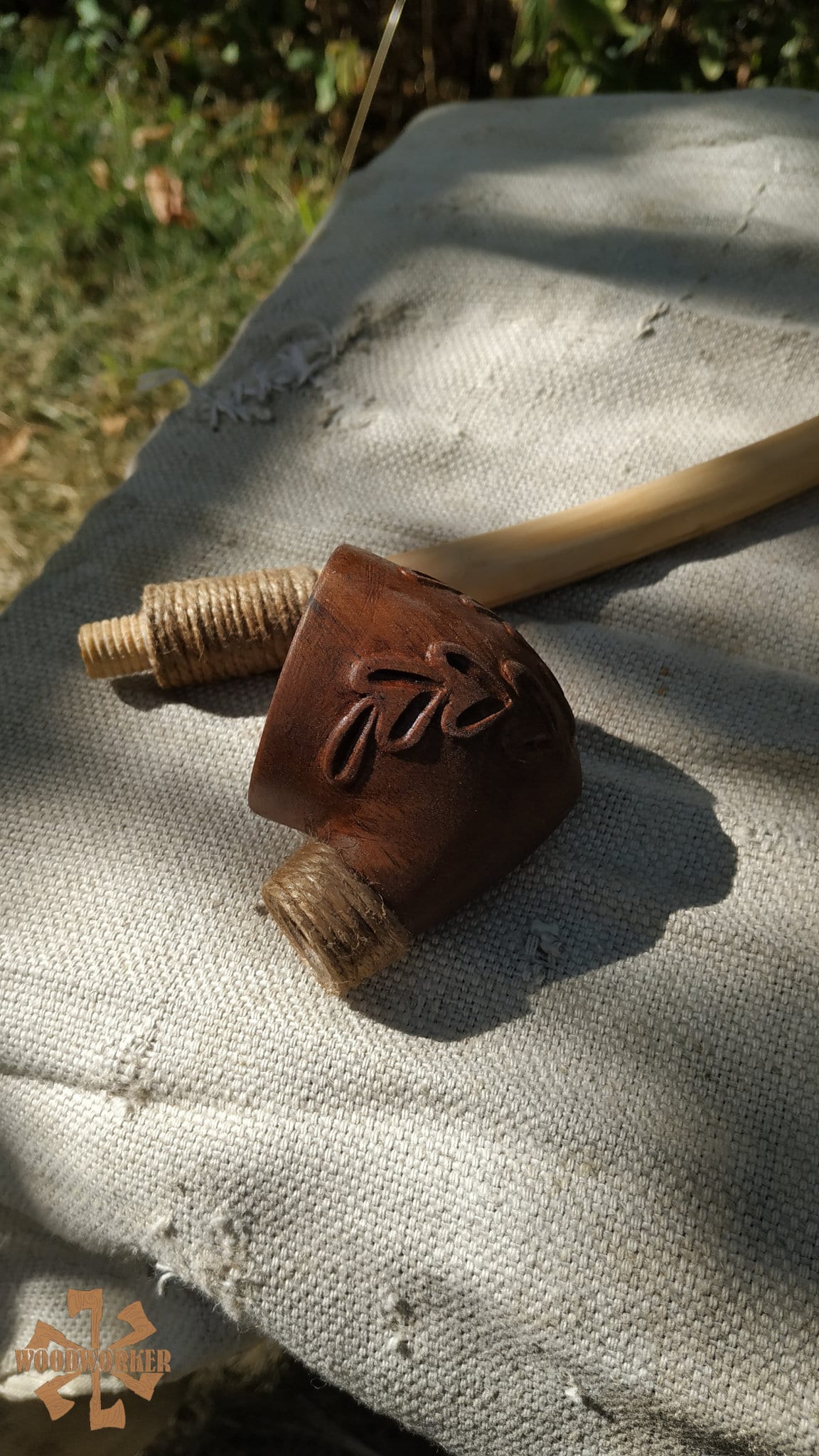 The Hobbit Bilbo's Pipe Wooden Handmade Pipe Bilbo - Etsy