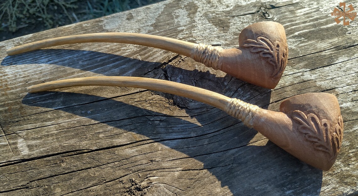 The Hobbit Bilbo's Pipe Wooden Handmade Pipe Bilbo - Etsy