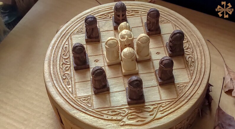 Brandubh Celtic Design Game of Gods Brandubh Old Irish - Etsy