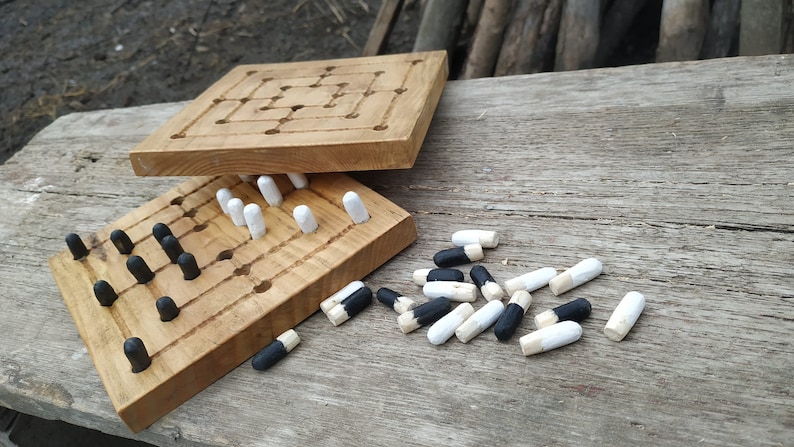Nine Men's Morris Ancient Roman Board Game Mill Board - Etsy