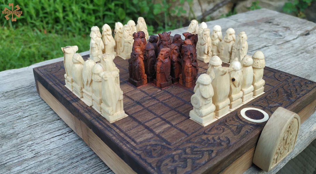 Handmade Hnefatafl Viking Board Game: Celtic Design - Etsy