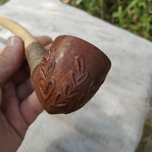 The Hobbit Bilbo's Pipe Wooden Handmade Pipe Bilbo - Etsy
