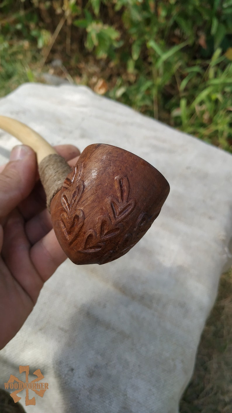 The Hobbit Bilbo's Pipe Wooden Handmade Pipe Bilbo - Etsy