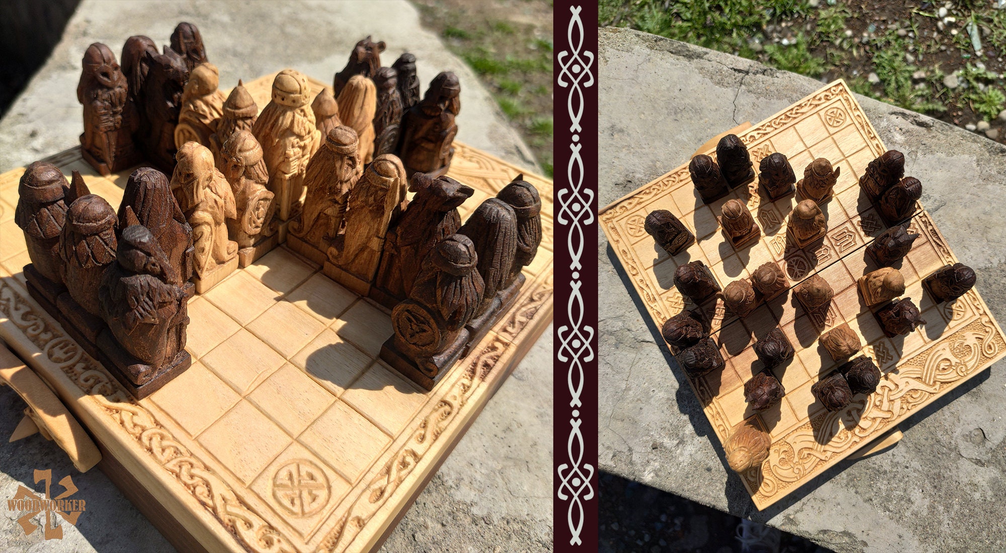 Tablut Vikings VS Oleg of Novgorod Tafl Game Tablut Board - Etsy Canada