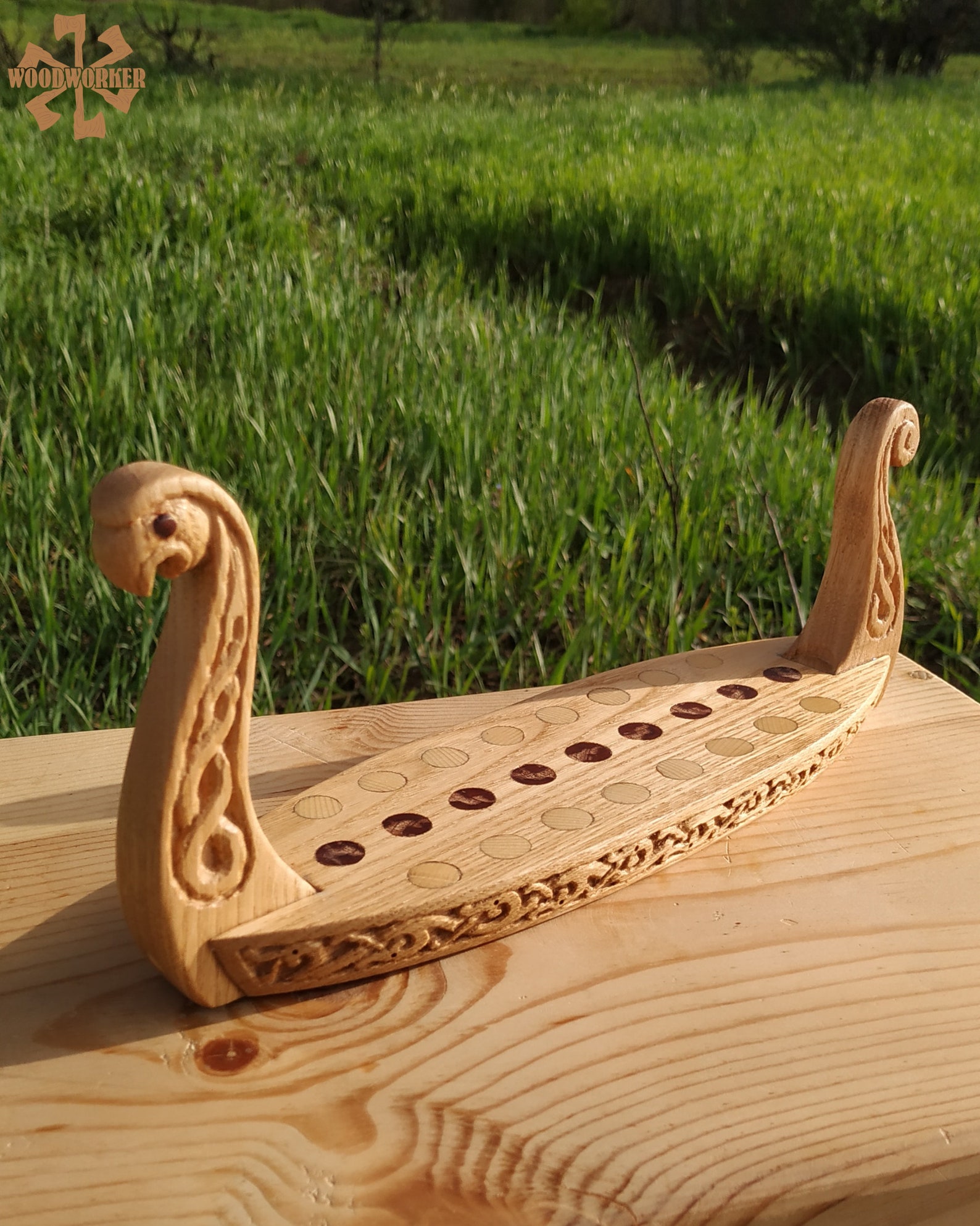 Hand-carved Daldos: an Old Scandinavian Board Game for Your Handmade ...