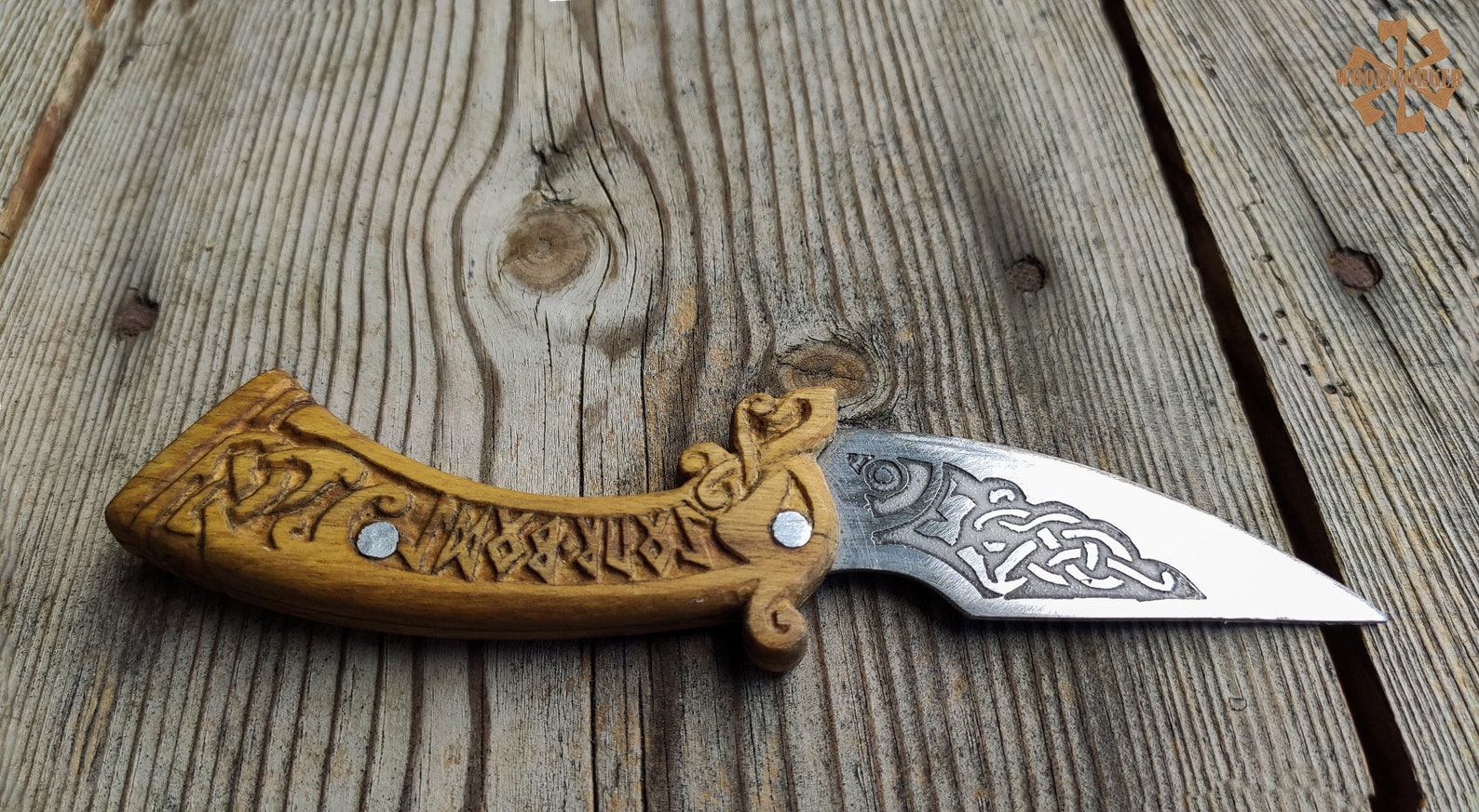 Buy Viking Knife With Runes Norse Knife Valkyrie Knife With Online in ...