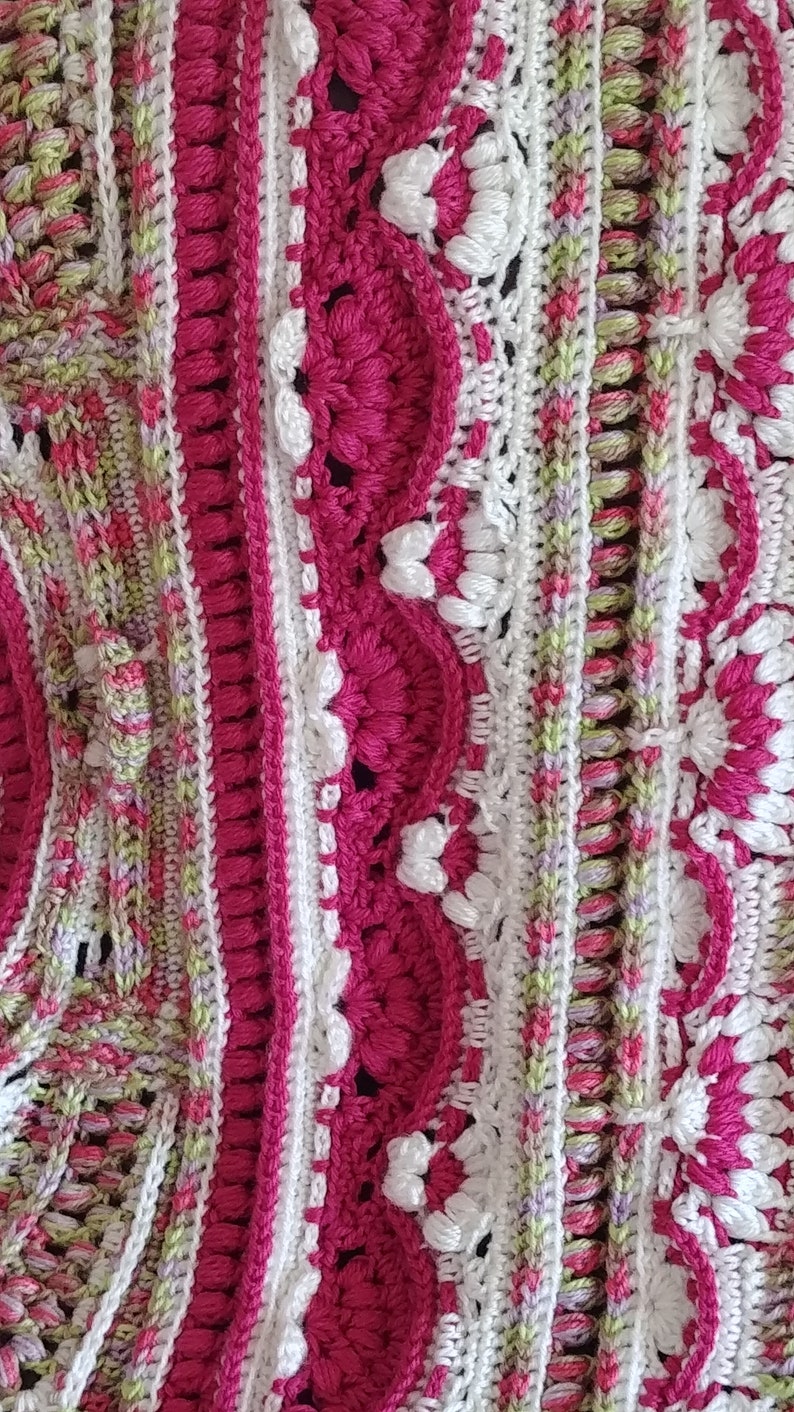 Ardith Handmade Crochet Blanket - Etsy