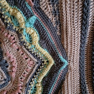 Antique Cosmic Cal Handmade Crochet Blanket/family/special Occasion ...