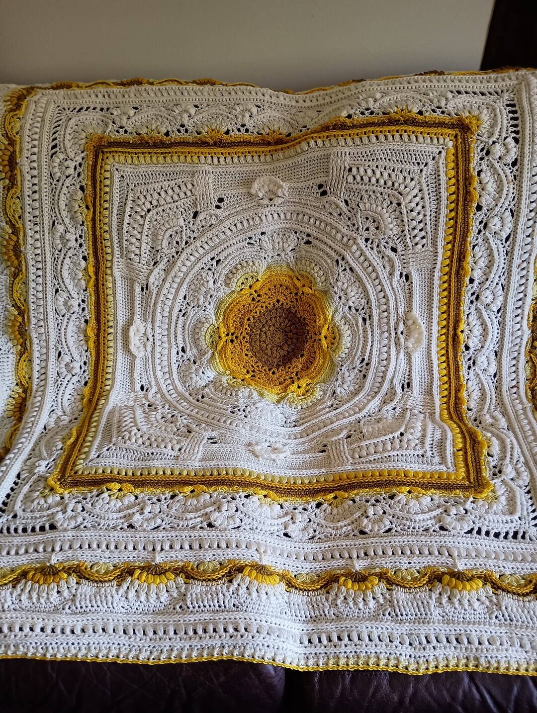 Ardith Big Girl Handmade Crochet Blanket/gift/special Occasion/family ...