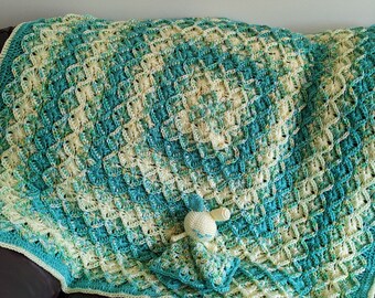 Ardith Handmade Crochet Blanket - Etsy