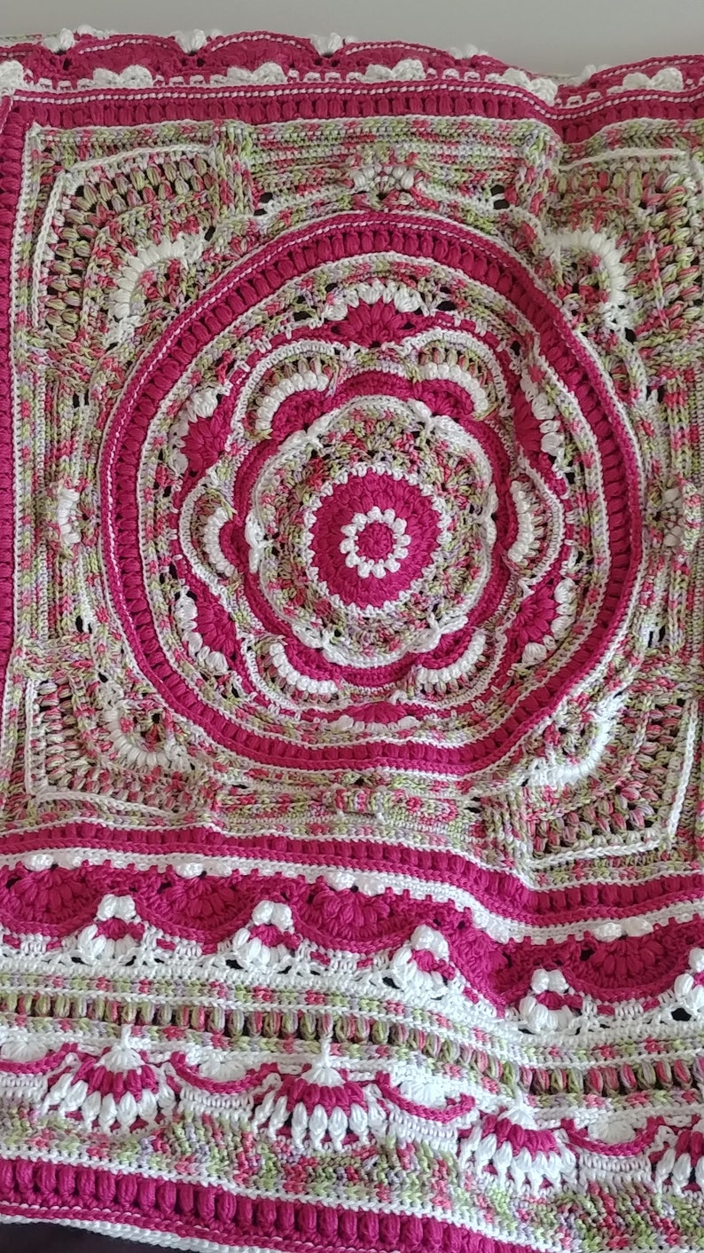 Ardith Handmade Crochet Blanket - Etsy