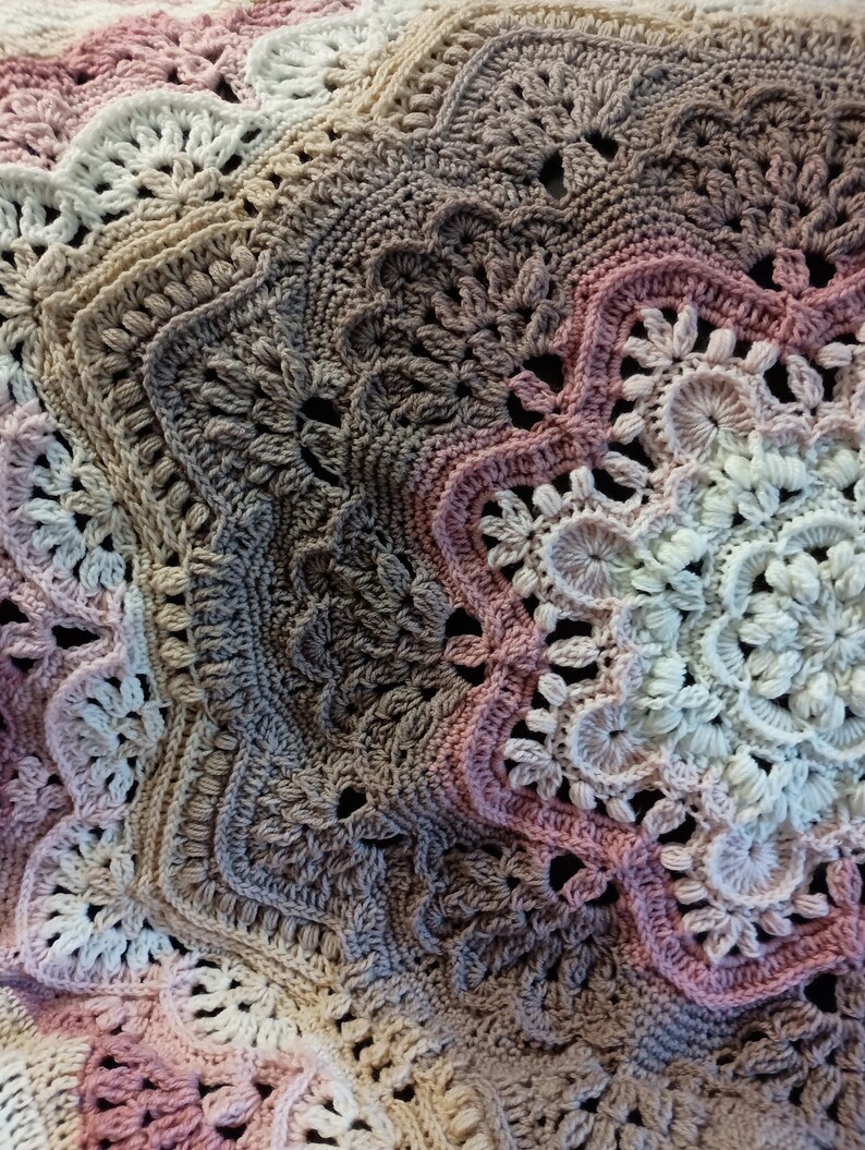 Blooming Hope Handmade Crochet Blanket/family/special Occasion/gift ...