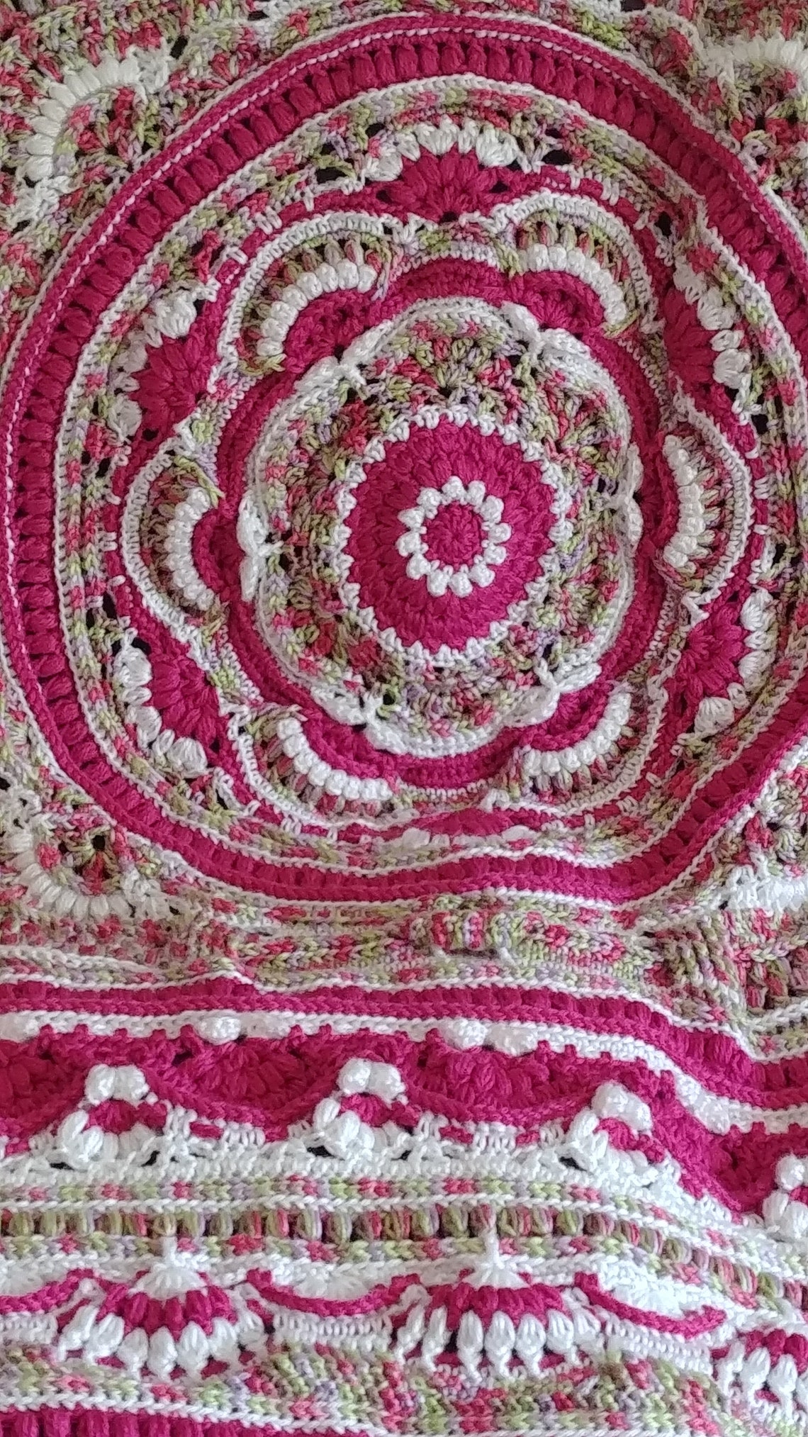 Ardith Handmade Crochet Blanket - Etsy