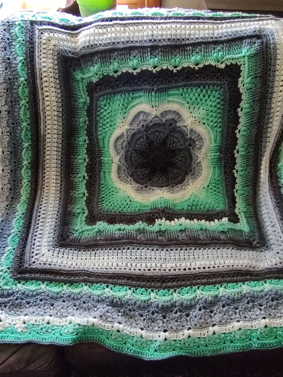 Genie New Beginnings Mashup Handmade Crochet Blanket/gift/special ...