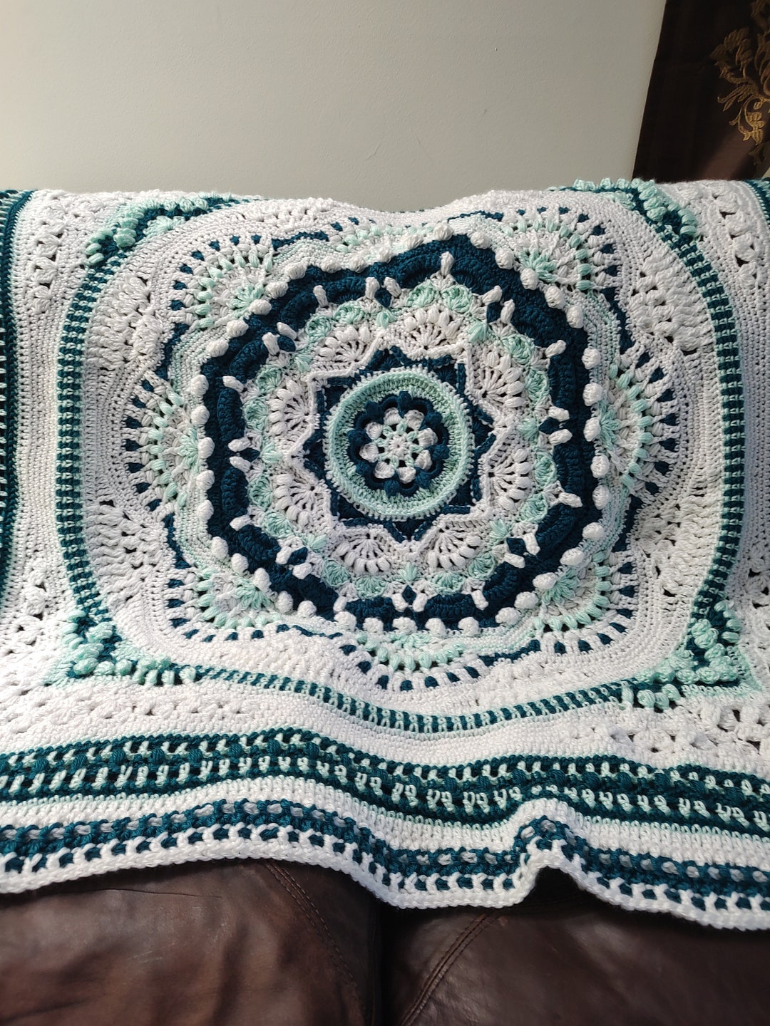 Arcadia Handmade Crochet Blanket/gift/special Occasion/family - Etsy