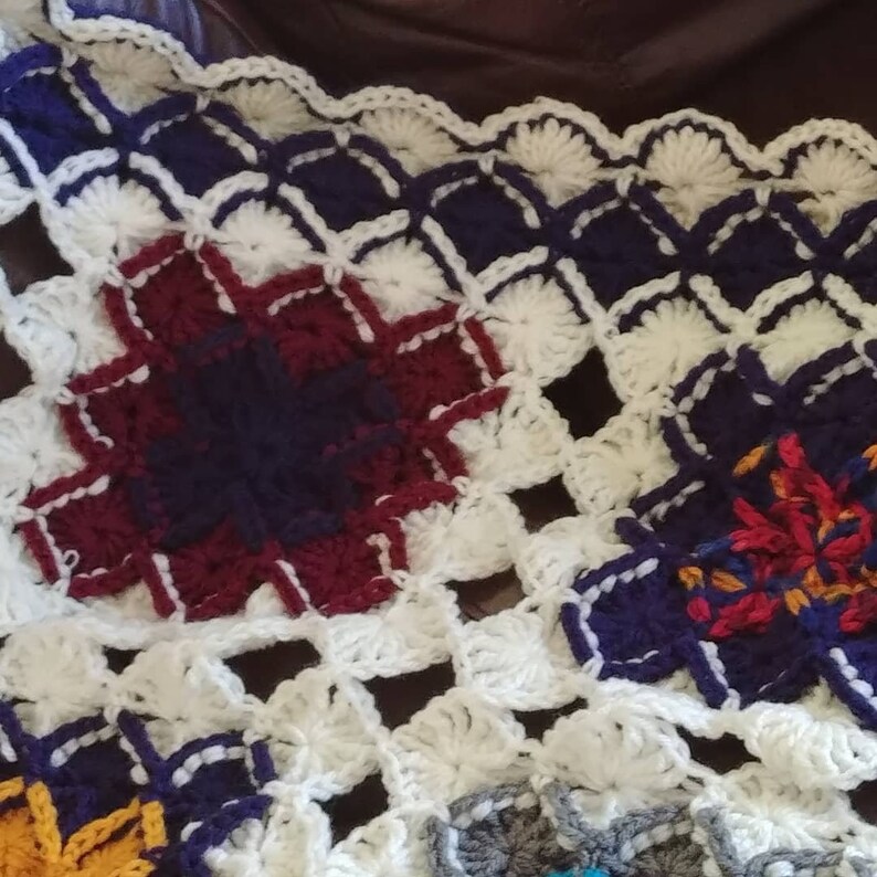 Scrappy Wool-eater Handmade Crochet Blanket/gift/special Occasion ...
