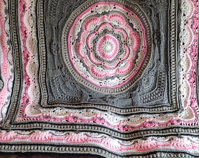 Ardith Handmade Crochet Blanket - Etsy