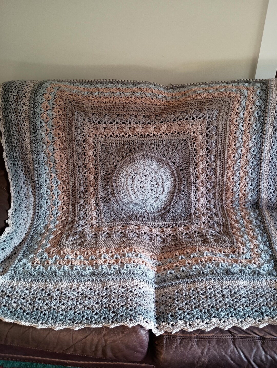 Anna's Tales Handmade Crochet Blanket/family/special Occasion/gift ...