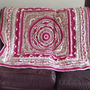 Ardith Handmade Crochet Blanket - Etsy